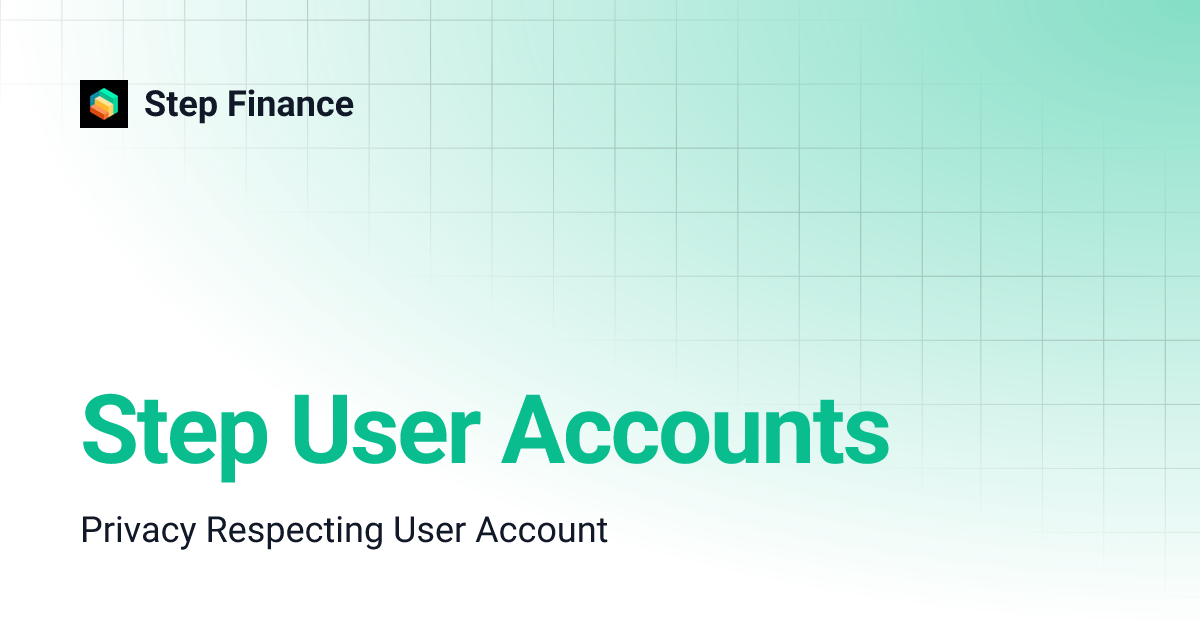 Step User Accounts | Step Finance
